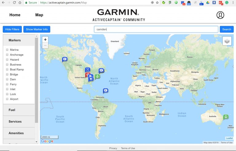 Garmin's new ActiveCaptain Community site, what's good and what's not ...