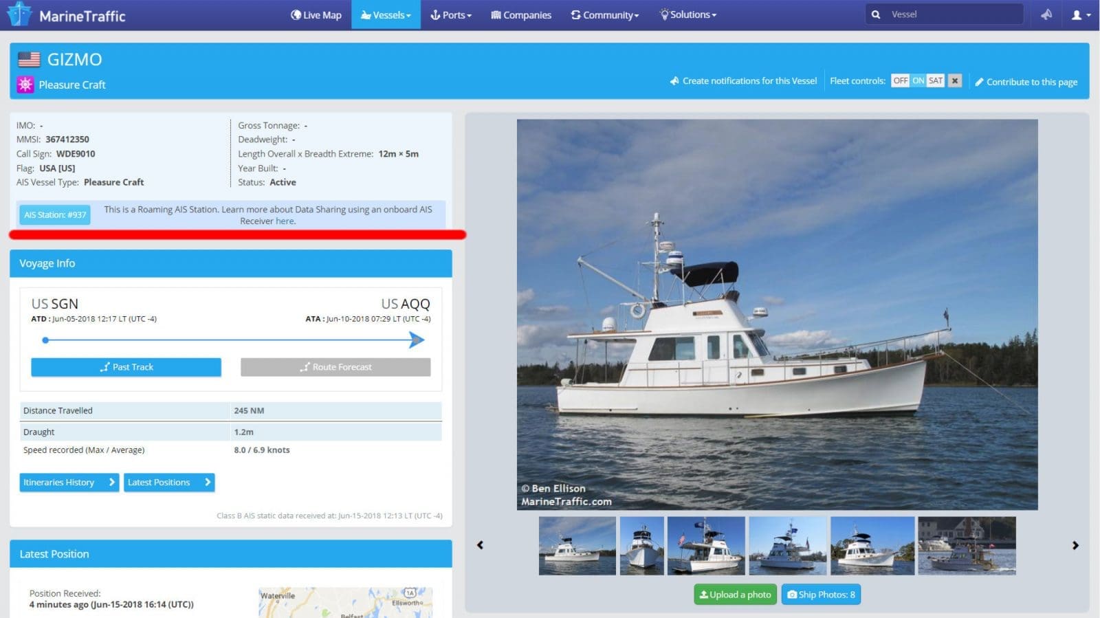Easy Marine Traffic AIS sharing from your boat, FloatHub is first - Panbo