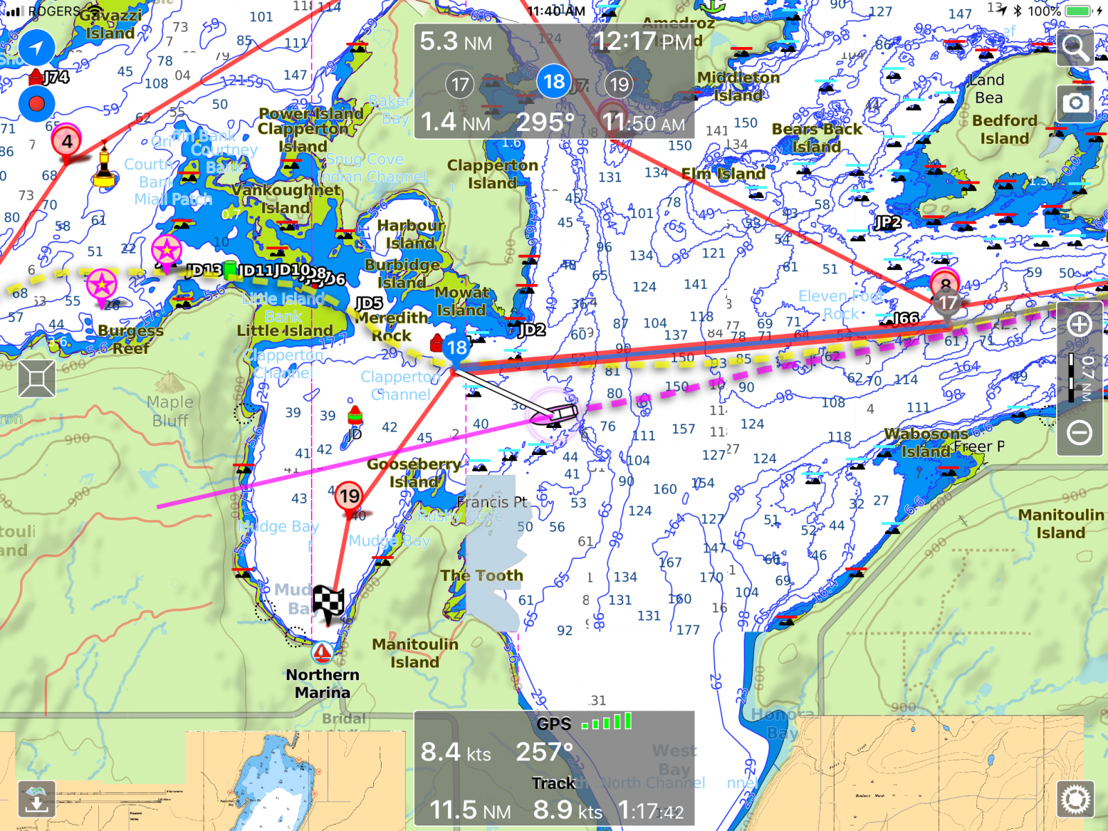Cruising with Aqua Map charting apps - Panbo