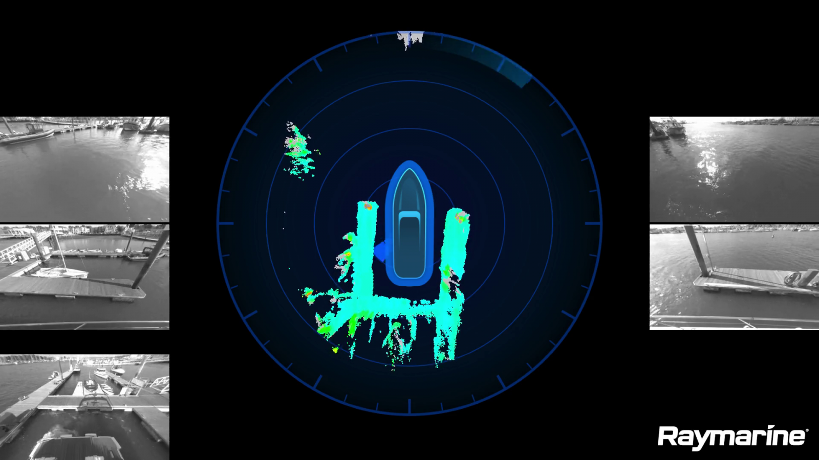 Raymarine and Mercury's preview of semi-autonomous docking assist - Panbo