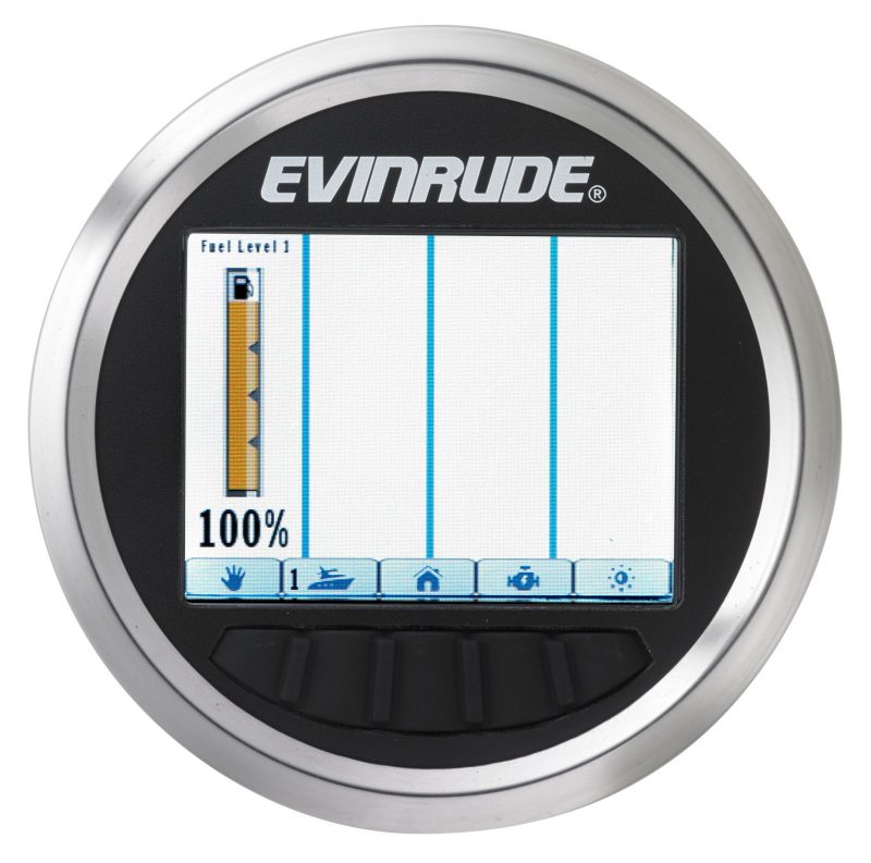 Evinrude Releases New Nautilus Engine Gauges - Panbo