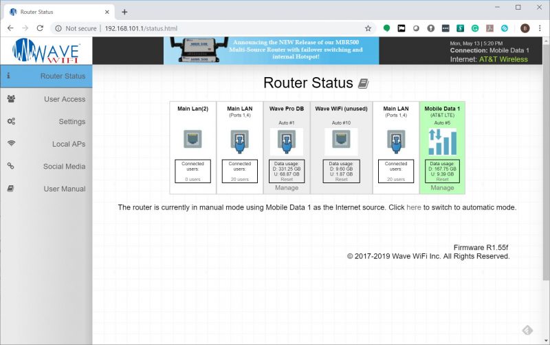 Wave WiFi MBR, a Swiss Army knife of a boat router - Panbo