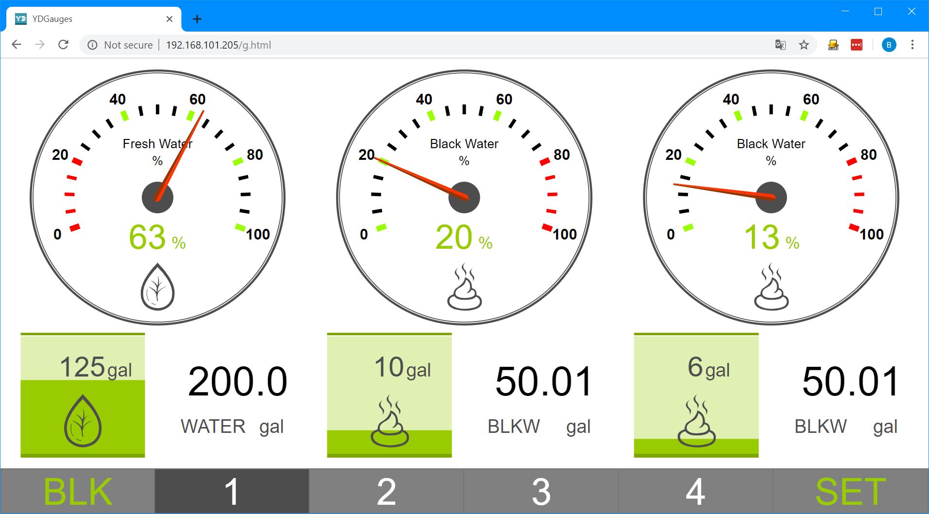 Better waste tank monitoring with Maretron - Panbo