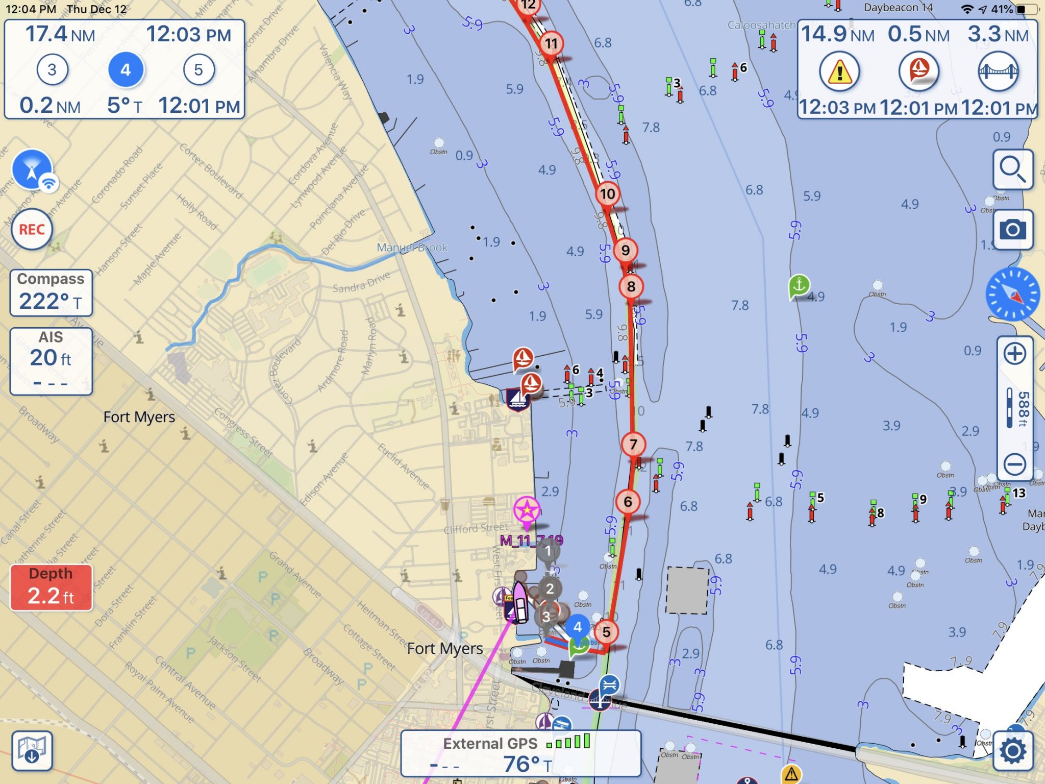 Aqua Map Version 20, fast scrolling and new features - Panbo