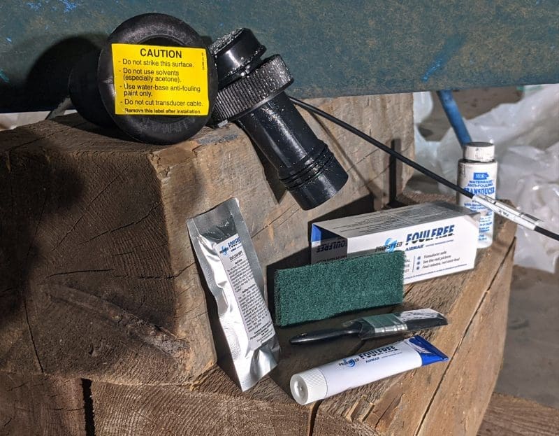 Propspeed Foulfree transducer protection, first impressions - Panbo