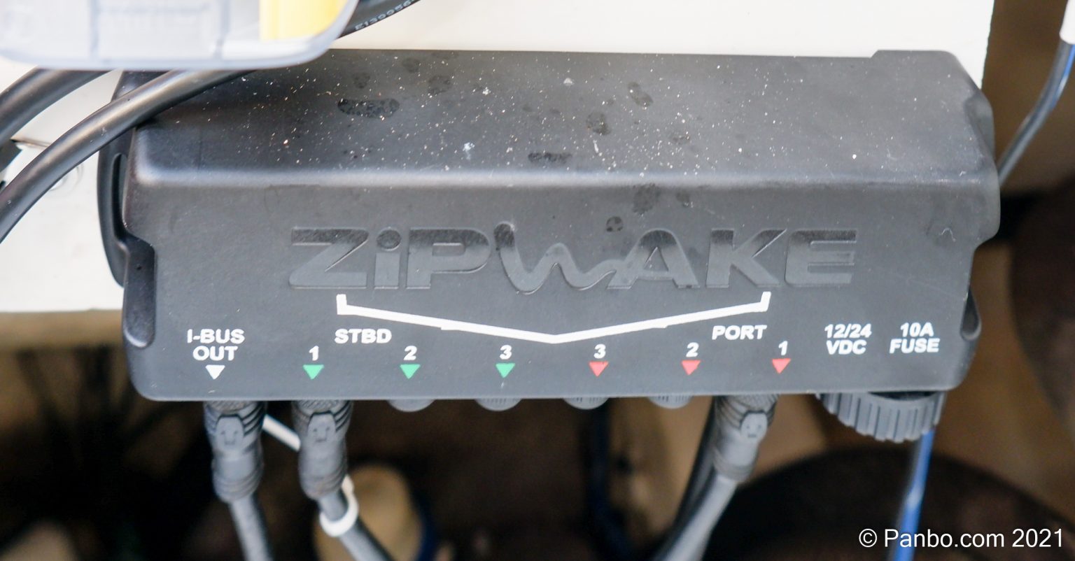 Zipwake interceptors, dynamic trim control installed and tested - Panbo