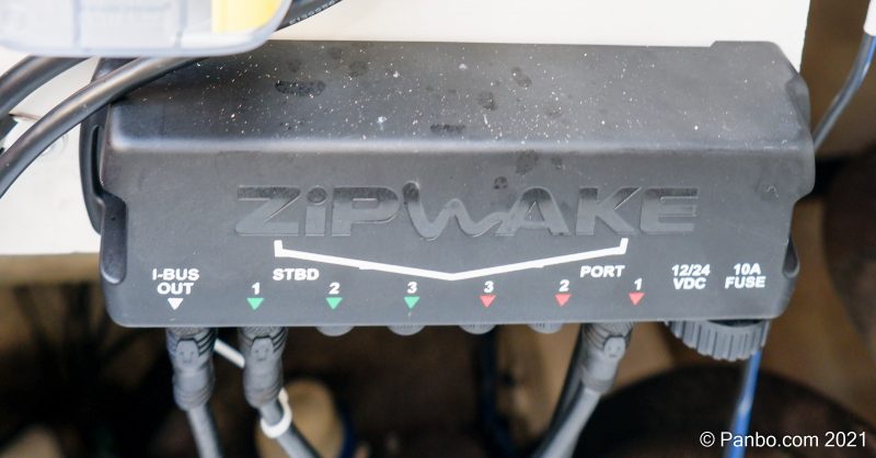 Zipwake interceptors, dynamic trim control installed and tested - Panbo