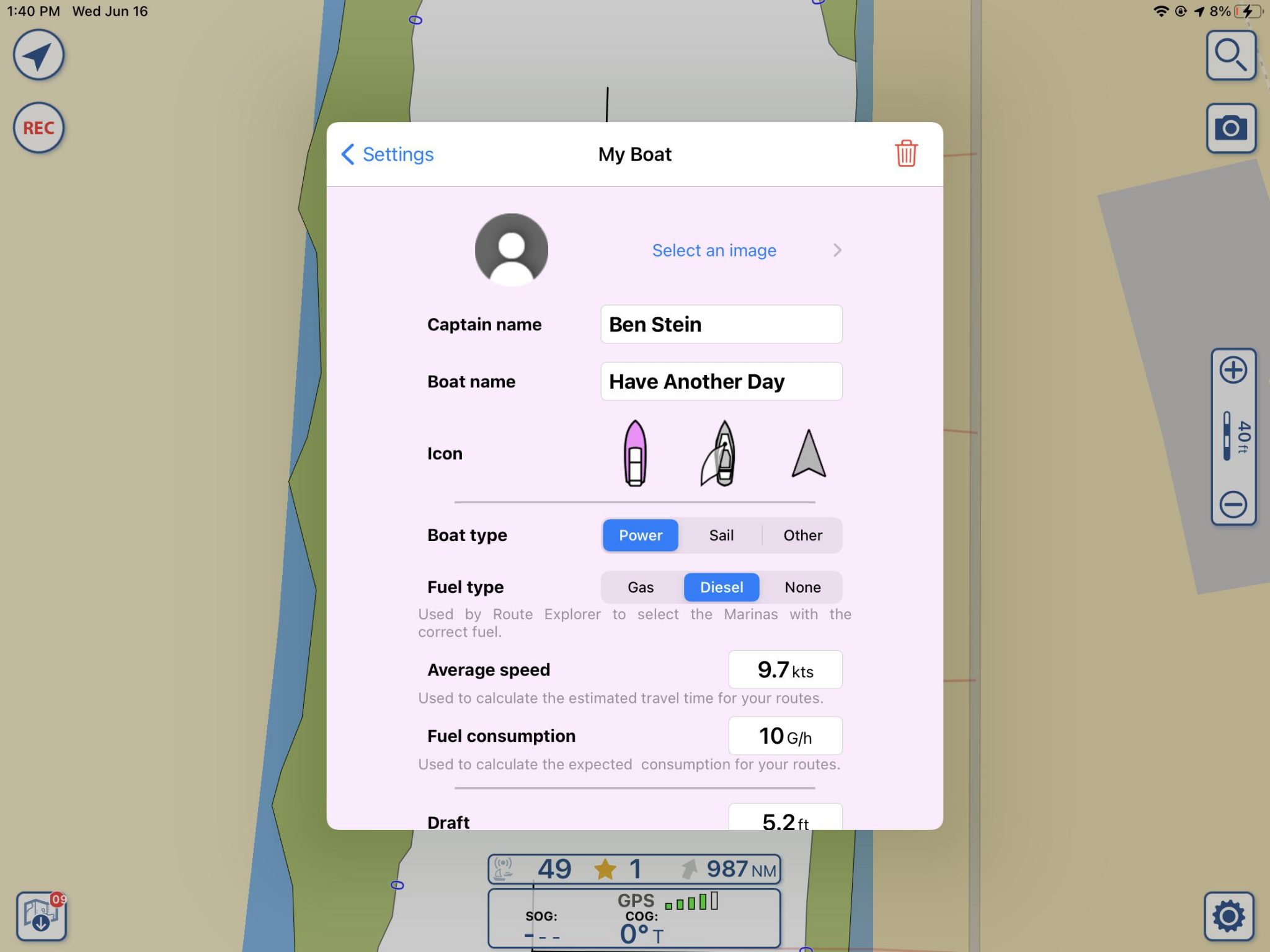 Aqua Map updated with no-wake zones, live sharing, and more - Panbo