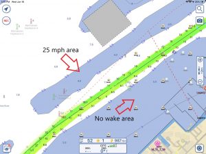 Aqua Map updated with no-wake zones, live sharing, and more - Panbo