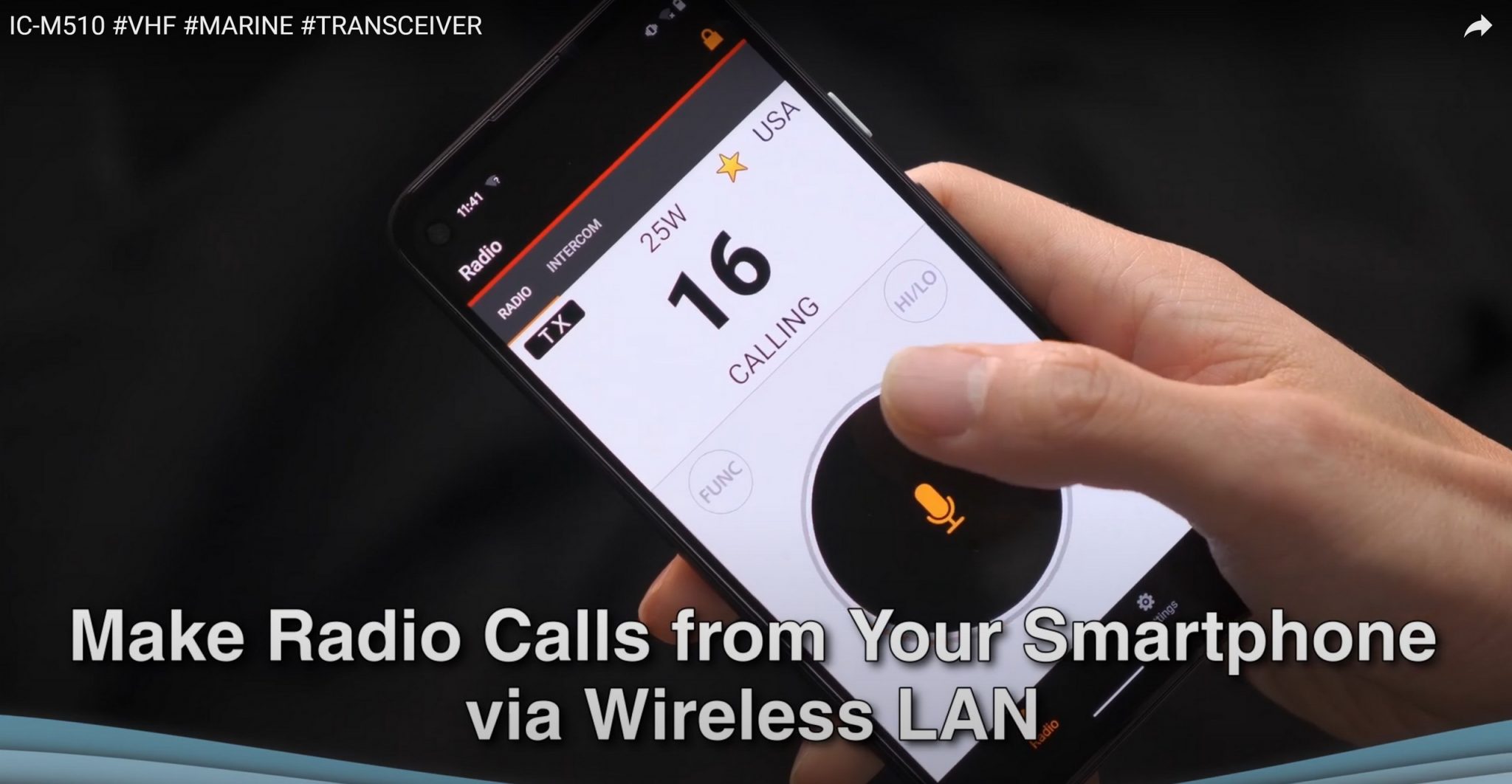 Icom M510, marine VHF meets smartphone - Panbo