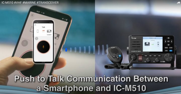 Icom M510, marine VHF meets smartphone - Panbo