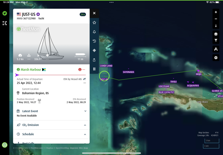Share your boat's AIS info, easy with DataHub by PredictWind - Panbo