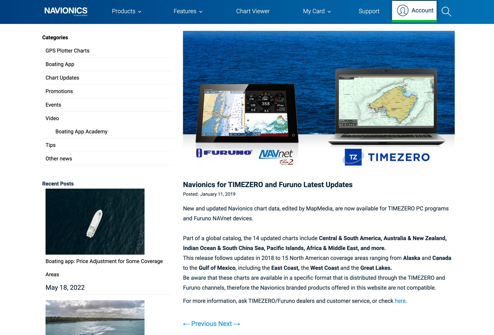 Chart wars? Post acquisitions, what's the status of charts? - Panbo
