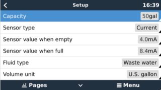 Tank monitoring with Victron GX Tank 140, accuracy matters - Panbo