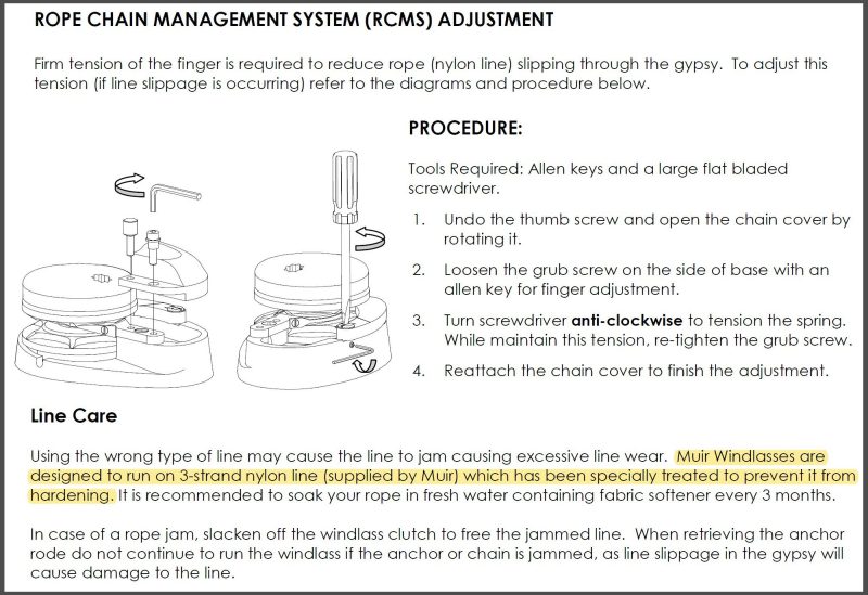 Three-strand or plait anchor rode? And which windlass? - Panbo