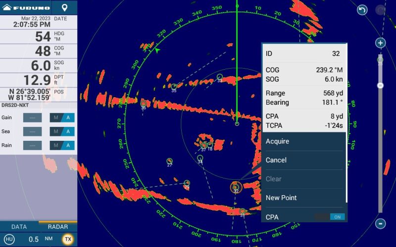 Panbo(at) gets a Furuno DRS2DNXT, cue the comparisons - Panbo