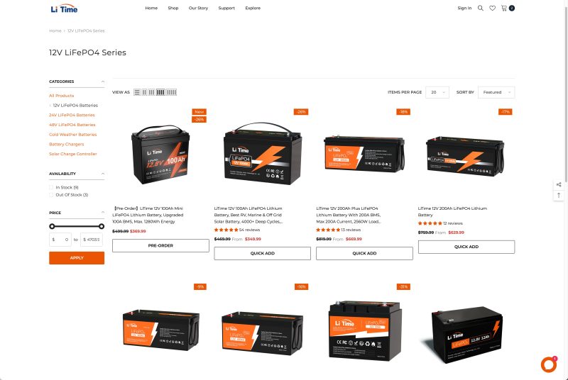 Li Time LiFePO4, no frills, serious value - Panbo