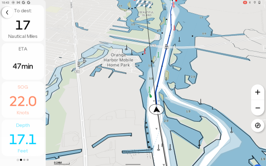 Orca offers smart navigation with your tablet or theirs - Panbo