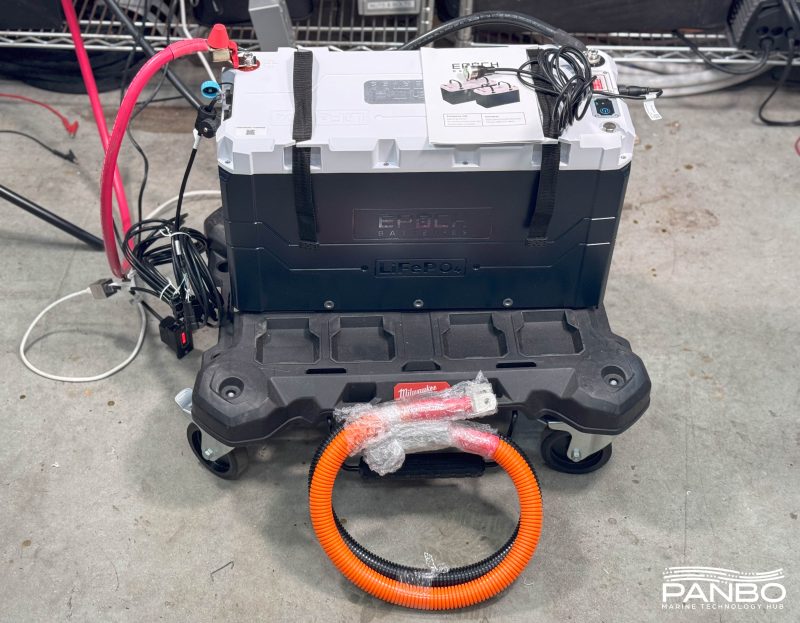 Epoch's new 460 amp-hour, external communicating battery arrives and ...