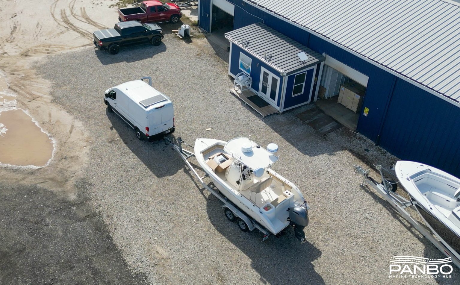 Panbo(at) gets more stable: Seakeeper 1 install in progress - Panbo