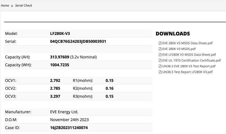 SFK 275EX, space efficient and feature packed LiFePO4 battery - Panbo