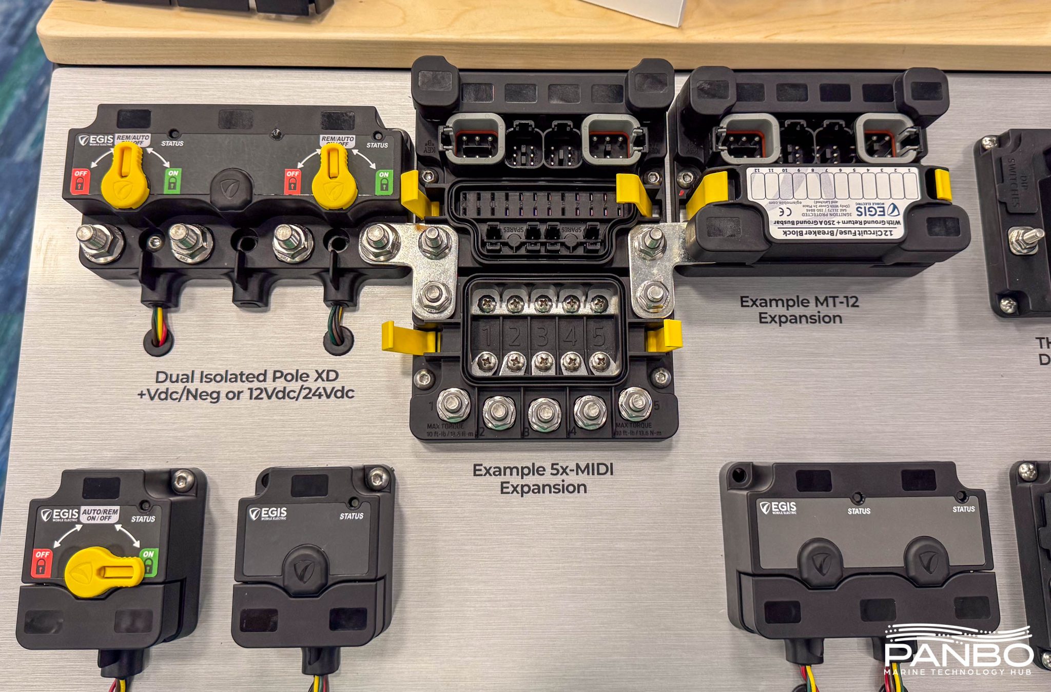 IBEX 2024: Egis' XD Series NMEA 2000 remote battery switches - Panbo