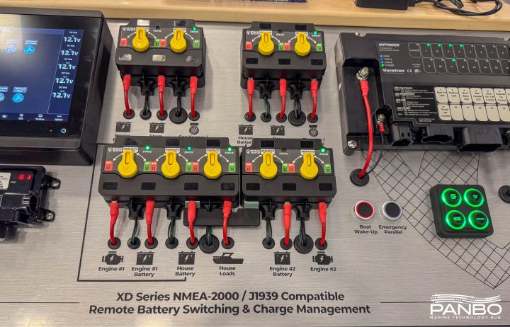 IBEX 2024: Egis' XD Series NMEA 2000 remote battery switches - Panbo