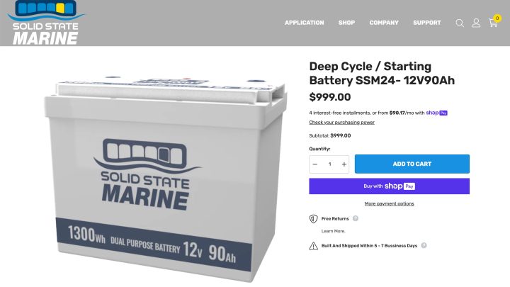 IBEX 2024: Solid State Marine's solid state lithium batteries - Panbo