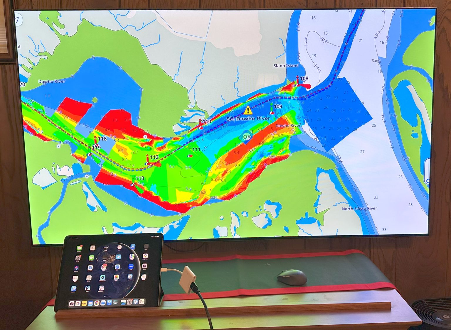 Bob423 How To: Aqua Map with a big screen monitor - Panbo