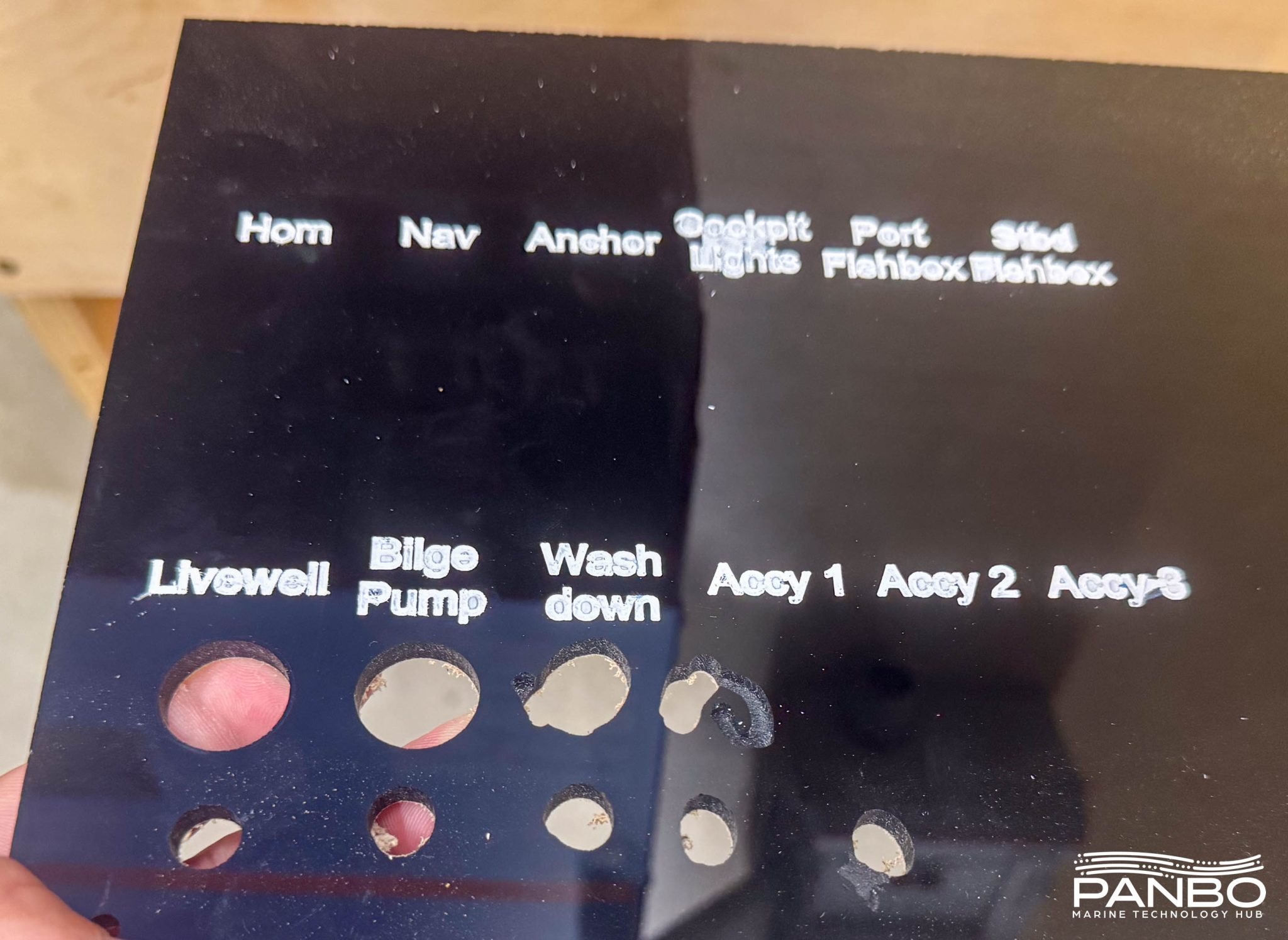 How-to: Making engraved dash panels - Panbo