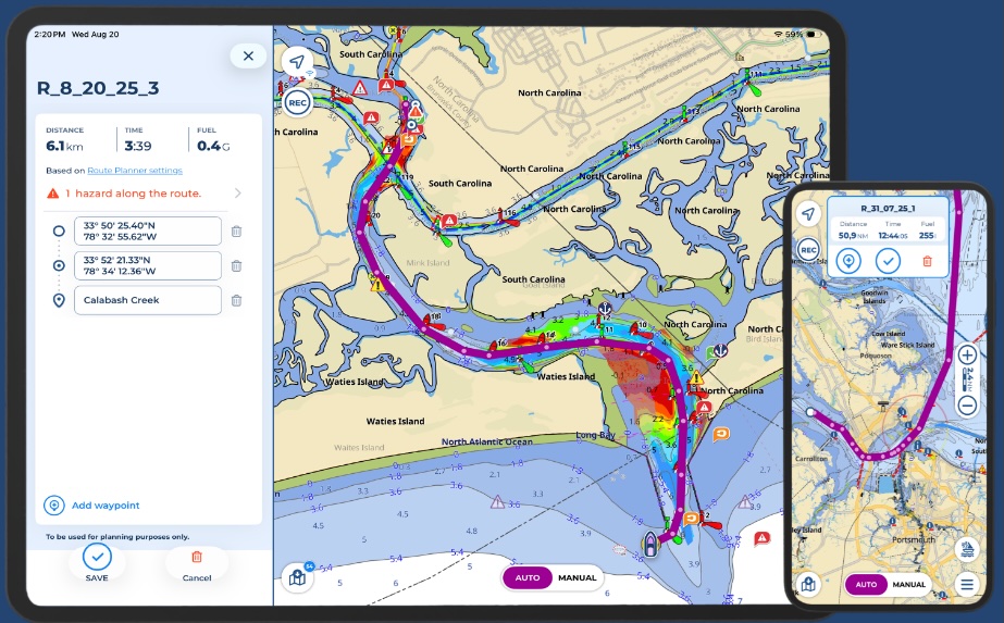 Aqua Map route planner: Hybrid route planning for smarter navigation ...